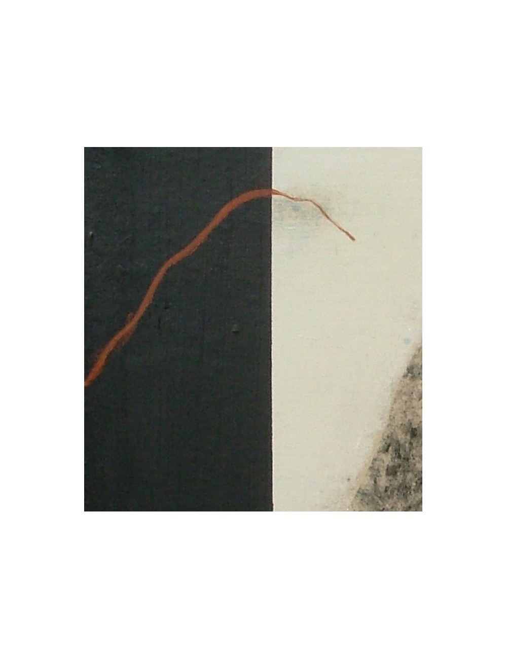 Le caillou au trait rouge peinture de Françoise Danel| Œuvres d'art ...